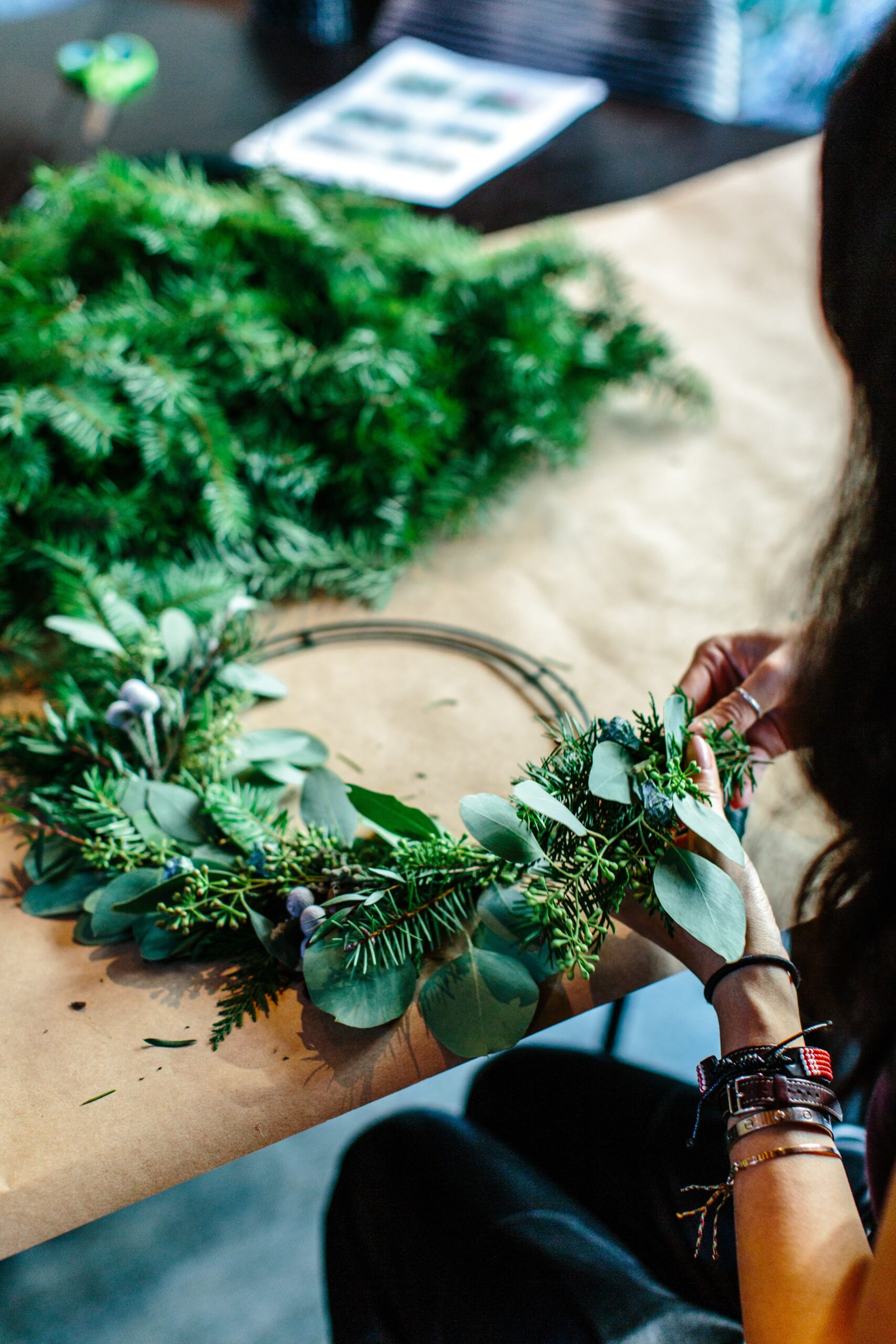 Compostable Christmas: How to Make A Winter Wreath From Local Greenery ...