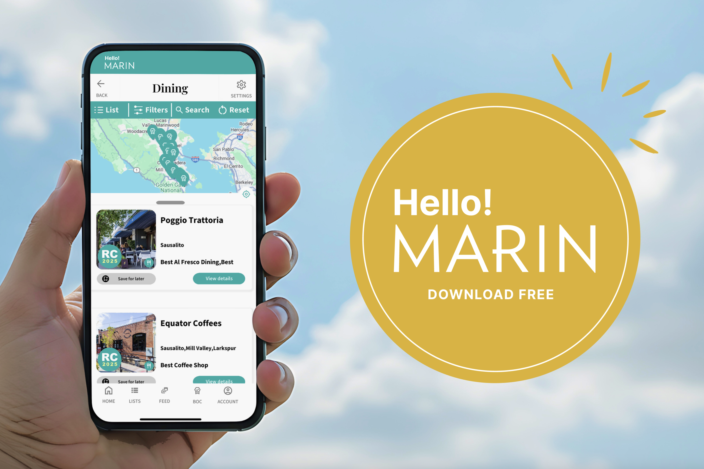 The Best of Marin, All in One App: Hello! Marin - Marin Magazine